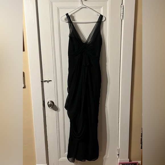 White by Vera Wang | Dresses | White By Vera Wang Chiffon Layered ...